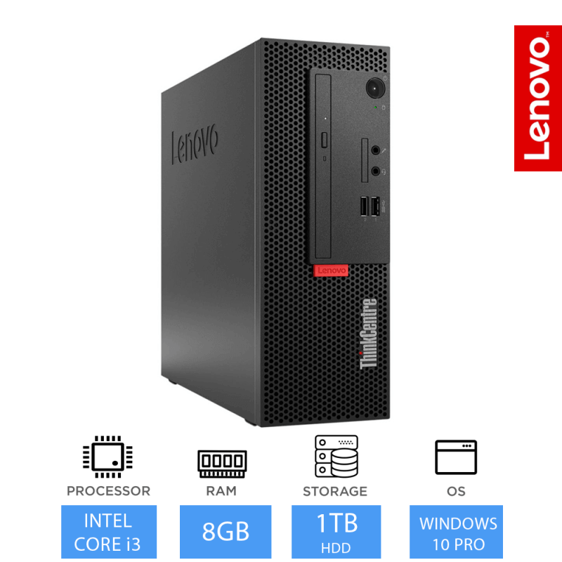 Lenovo ThinkCentre M710e Business PC Intel i3-7100 3.90GHz 8Gb DDR4 1TB win10 in UK