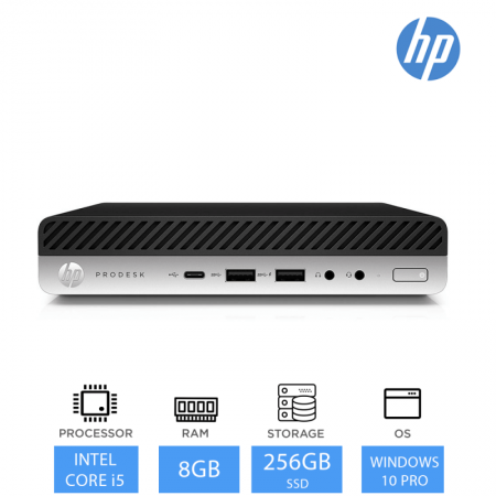 HP ProDesk 600 G5 DM Mini PC Intel i5-9500T 8GB 256GB SSD Win10 Pro in UK