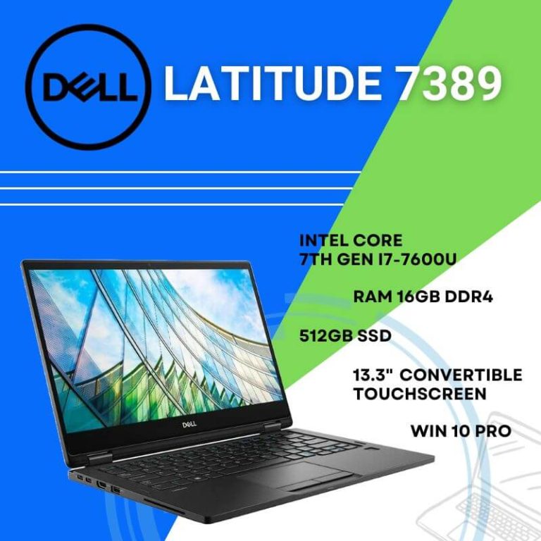 Dell Latitude 7389 Convertible Touchscreen Laptop Intel i7-7600U 16GB ...