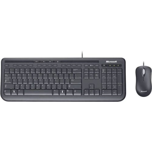 [NEW]Microsoft Wired Desktop 600 Business Keyboard and Mouse USB Black ...